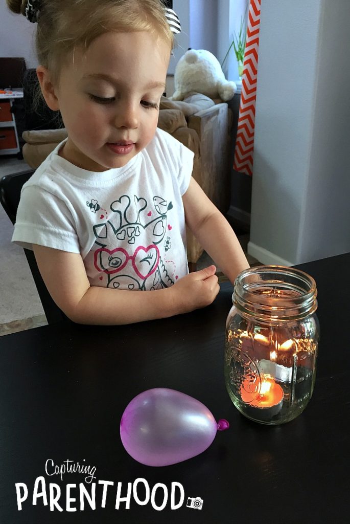 Water Balloon in a Jar Experiment • Capturing Parenthood