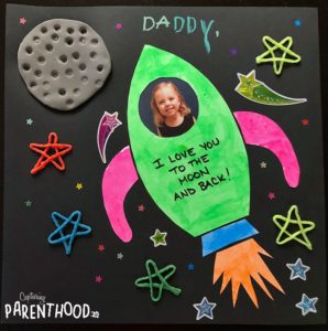 Father's Day Space Craft • Capturing Parenthood